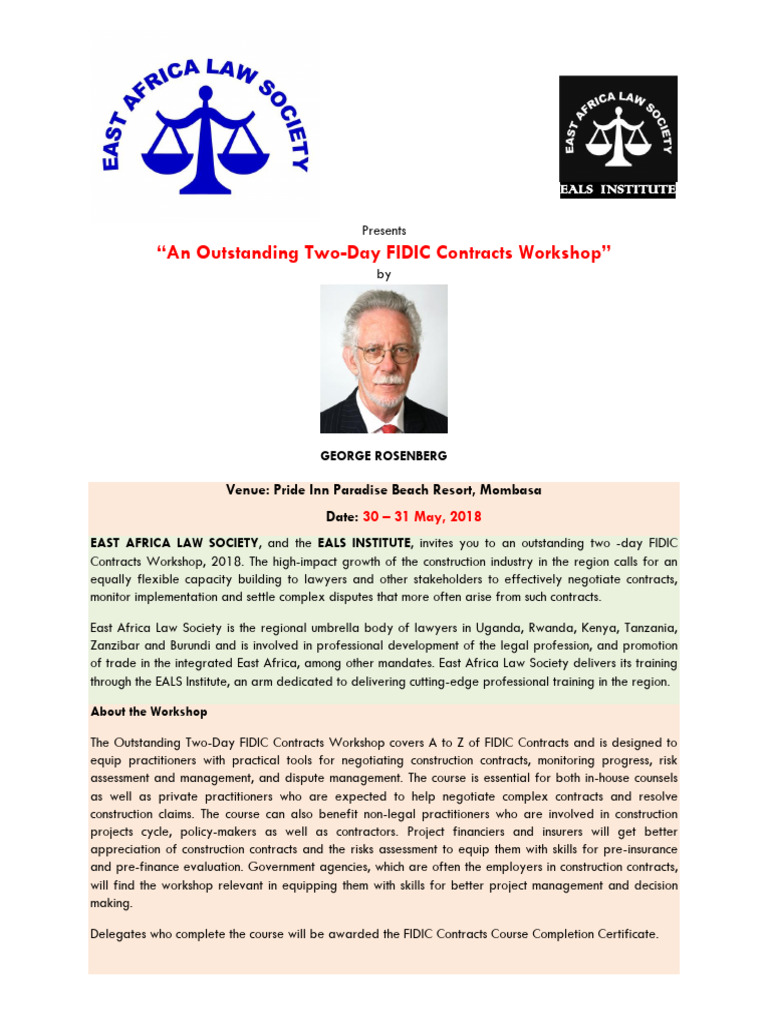 FIDIC Training - Final. | PDF | Employment | Insurance