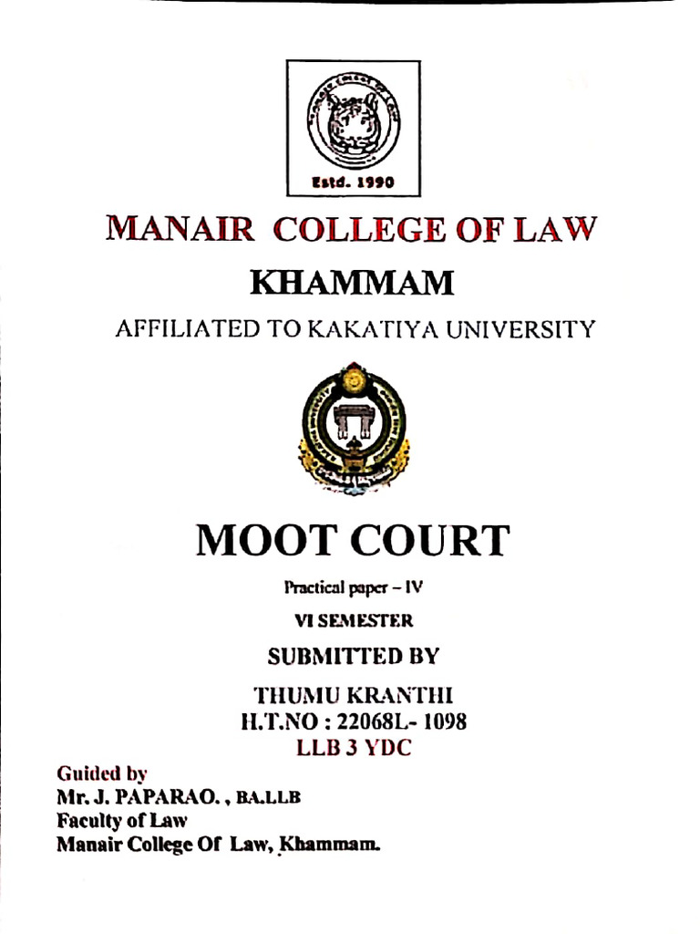 Moot Court | PDF
