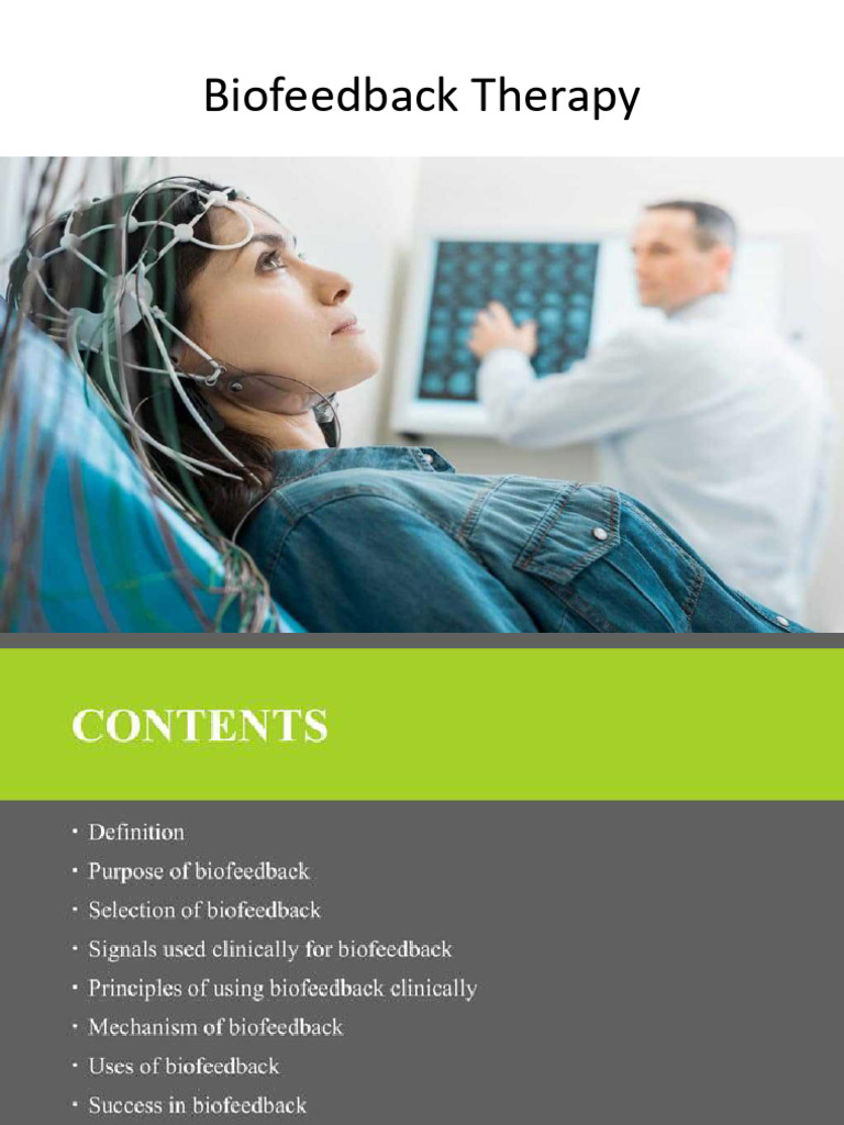 Biofeedback Therapy | PDF