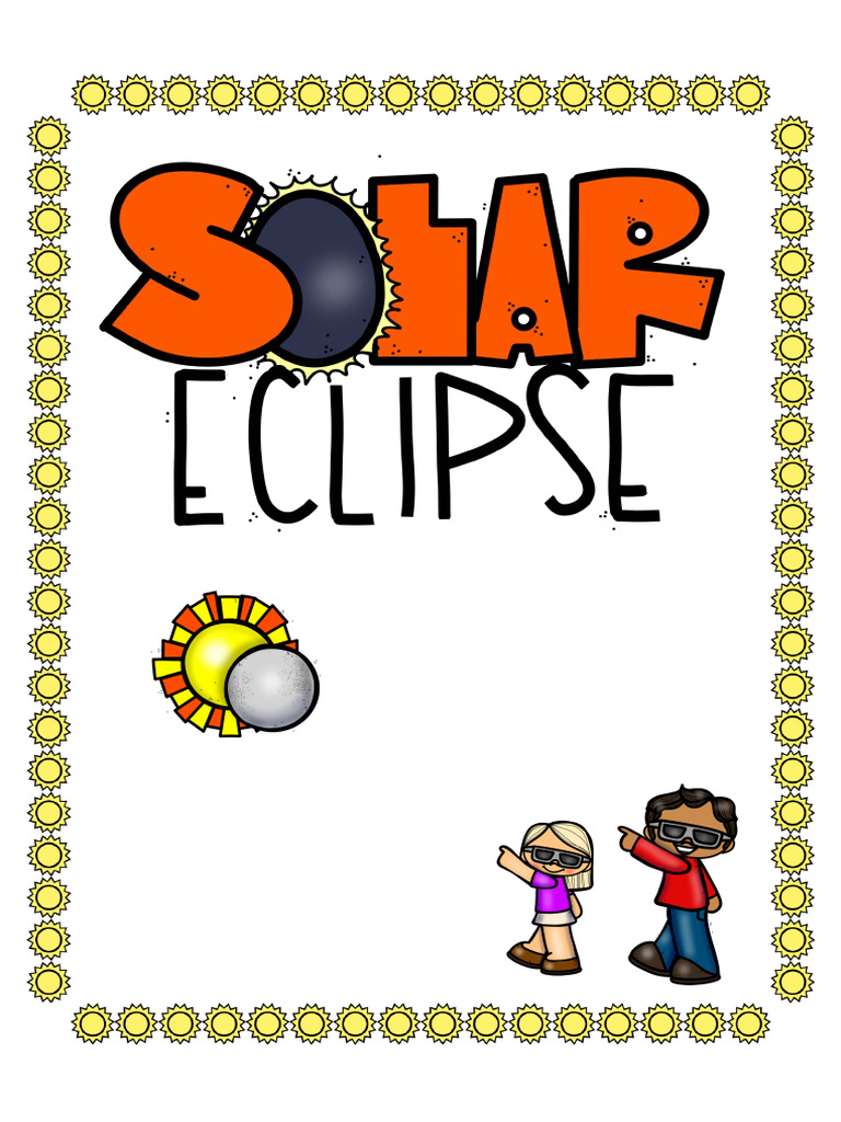 Solar Eclipse Printable Pack | PDF | Solar Eclipse | Shadow