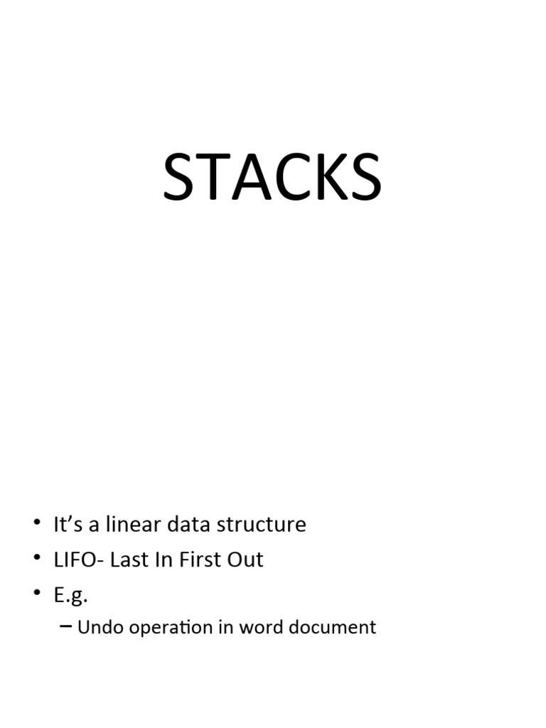 Understanding Stacks and Polish Notation | PDF