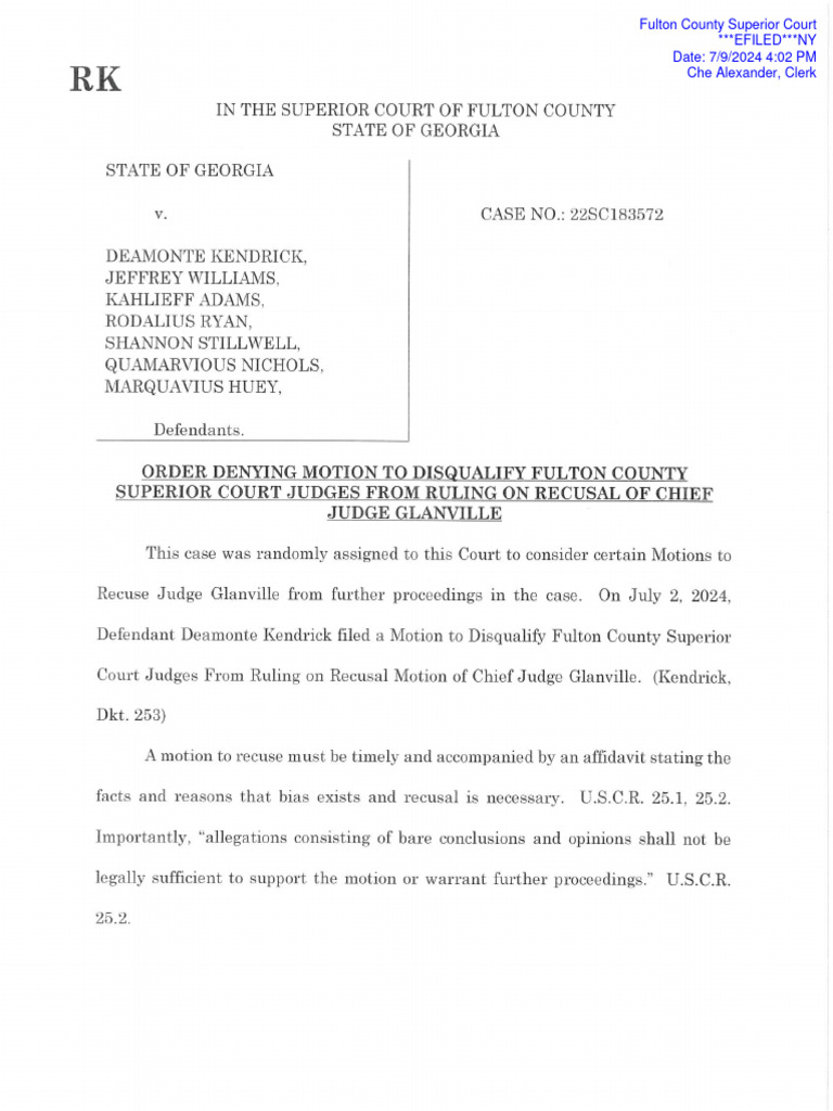 Judge Krause Denies Recuse Motion | Download Free PDF | Judicial ... Judge Krause Denies Recuse Motion | Download Free PDF | Judicial ...