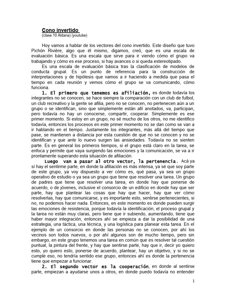 Cono Invertido | PDF | Comunicación