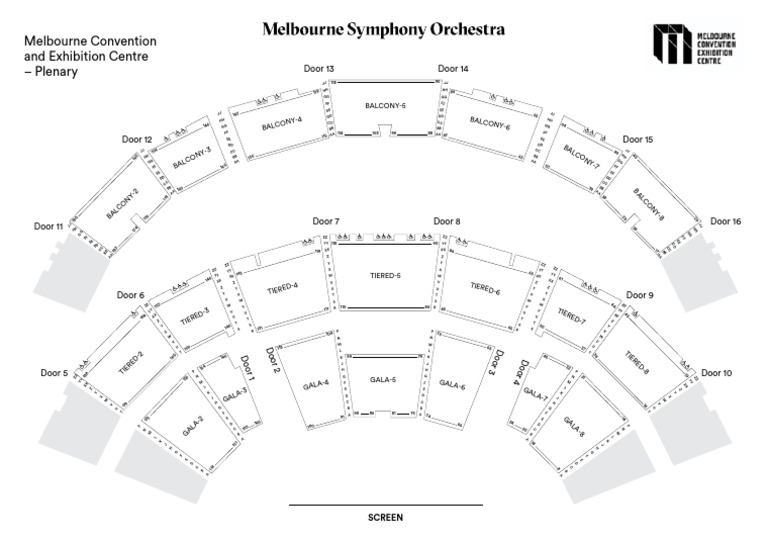 MSO Seat-Map Plenary-MCEC | PDF