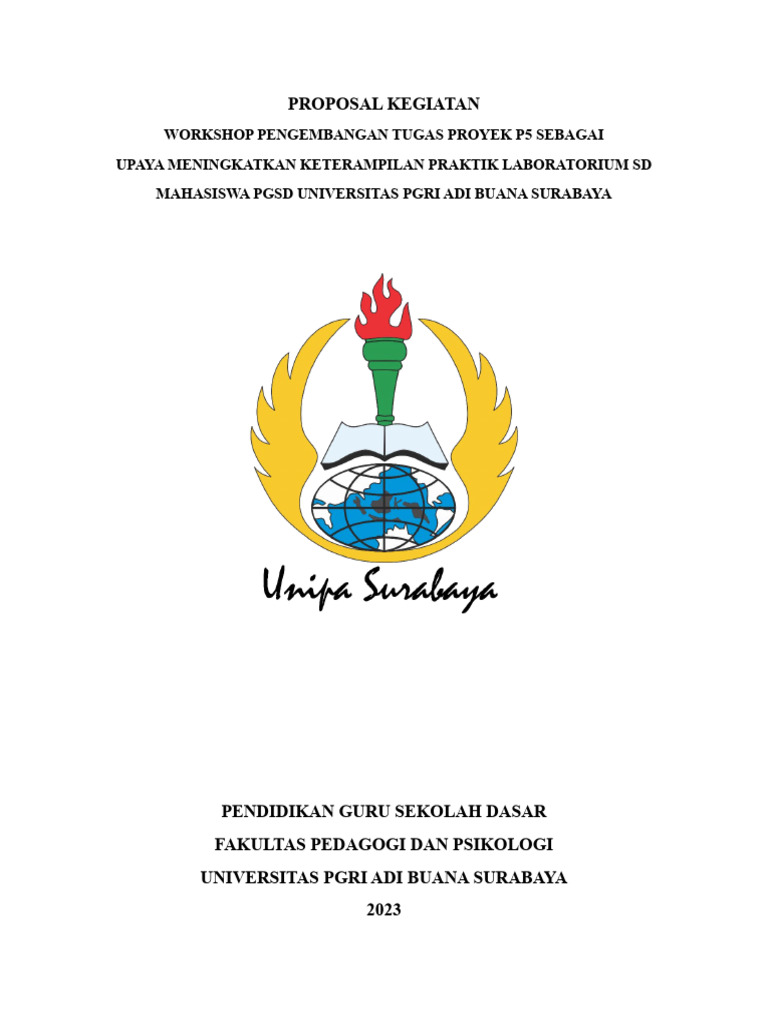 Proposal Kegiatan Workshop p5 | PDF