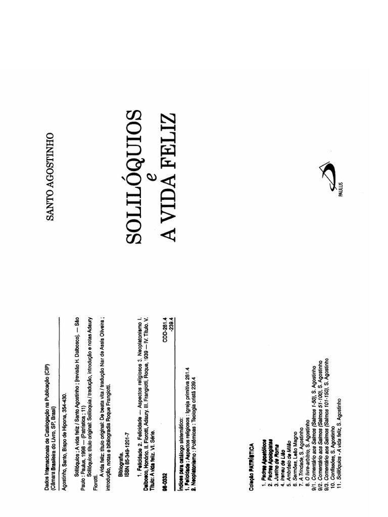 Solilóquio - Agostinho | PDF
