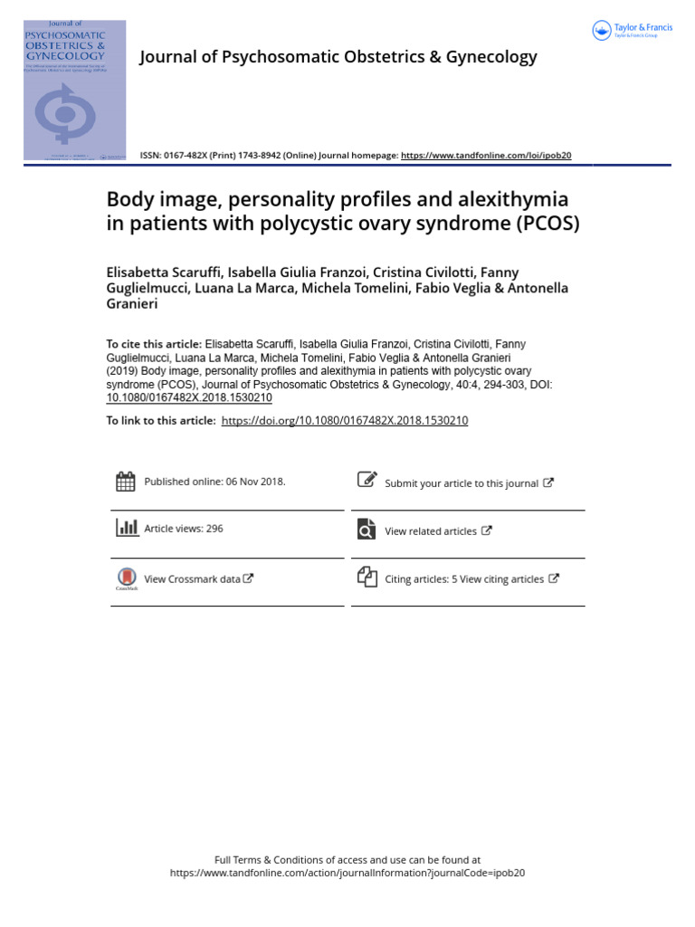 Body+Image+Personality+Profiles+and+Alexithymia+in+Patients+With+Polycystic+Ovary+Syndrome+PCOS ...