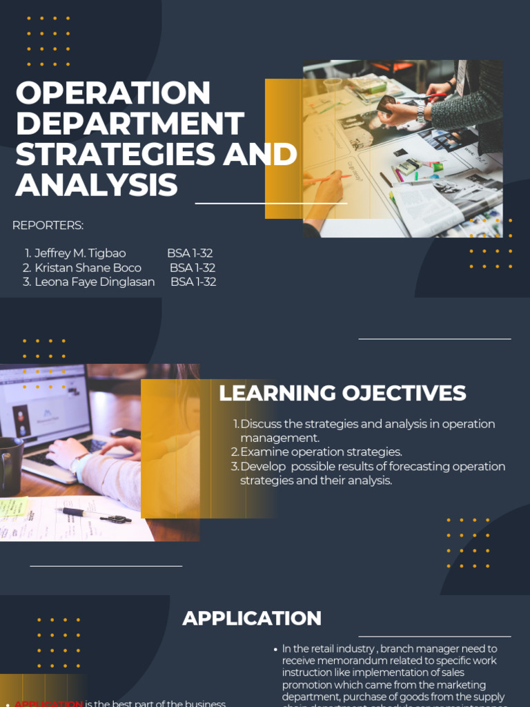 Operation Management Strategies Report | PDF | Project Management ...