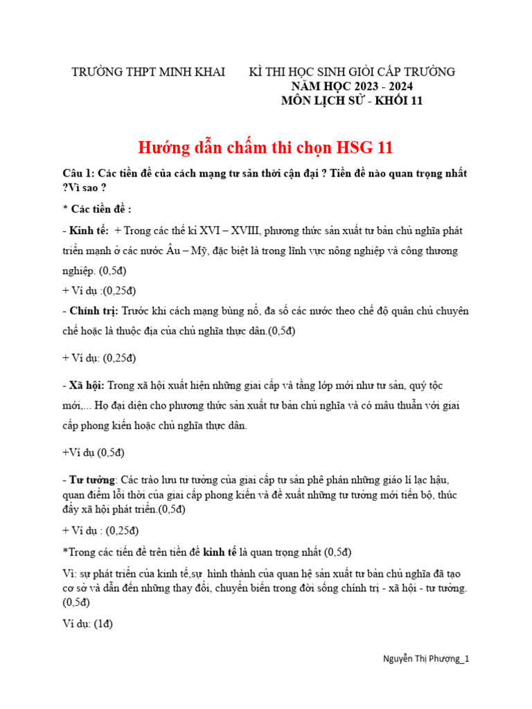 HDC Thi Hsg-2024 | PDF