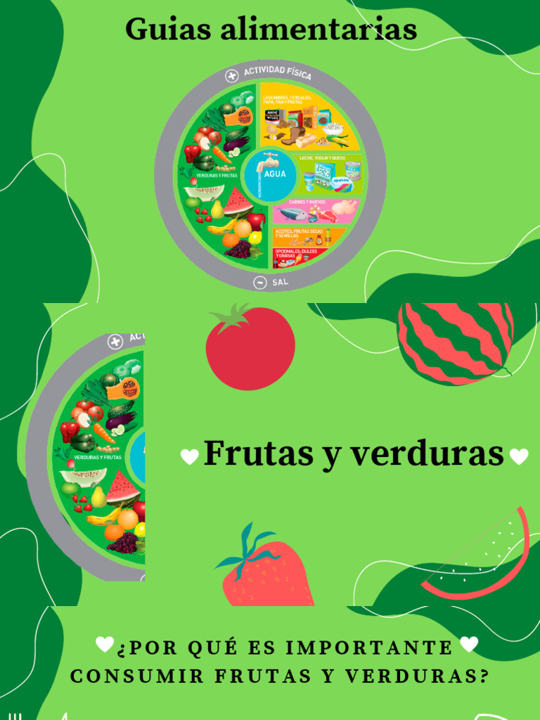 Guias alimentarias | PDF | Fruta | Vegetales