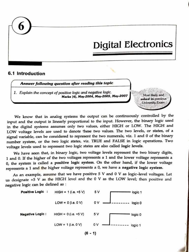 Digital Electronics 1 | PDF | Logic Gate | Digital Electronics