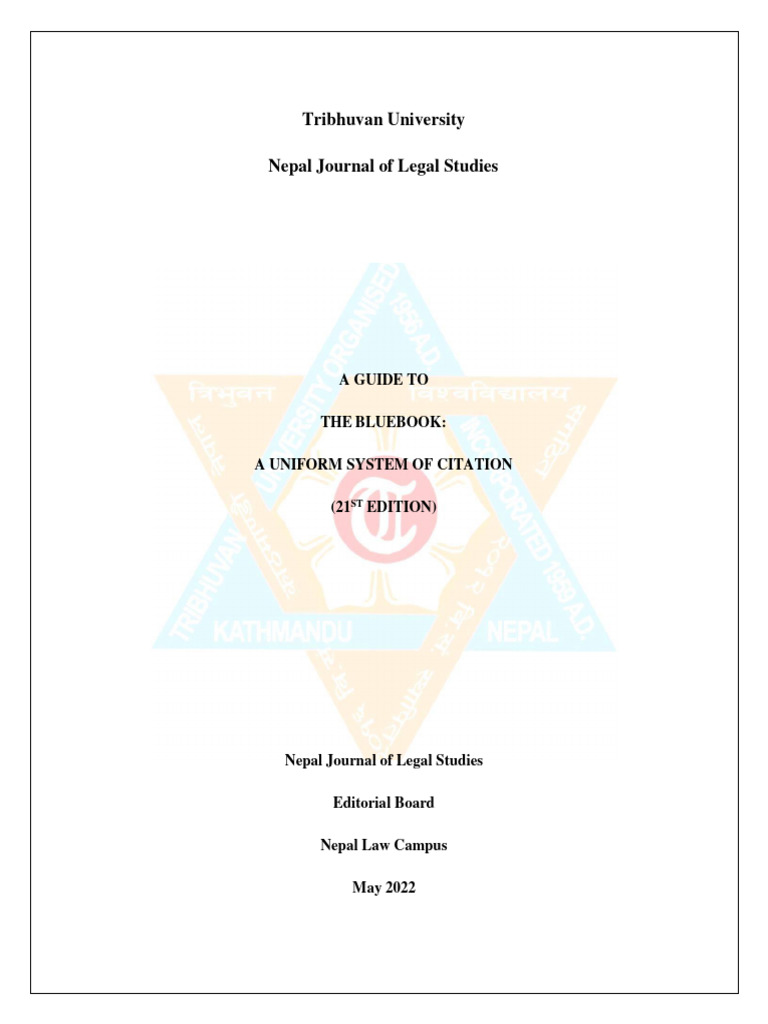 NJLS Citation Guidelines | PDF | Citation | Justice