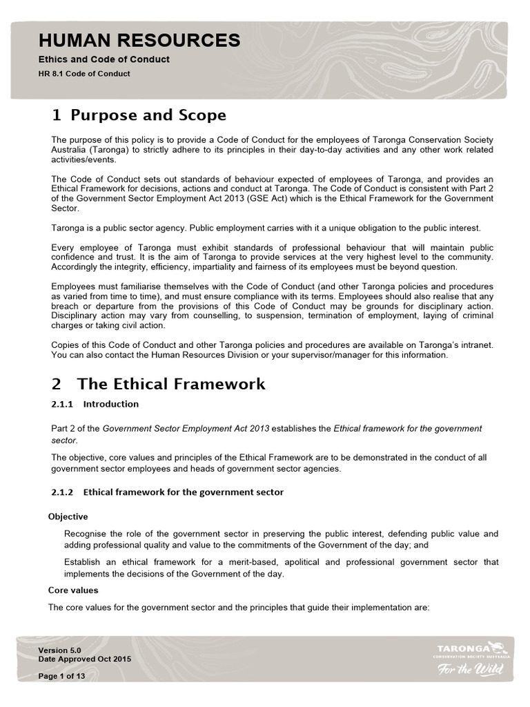 Code_of_Conduct | PDF | Conflict Of Interest | Employment