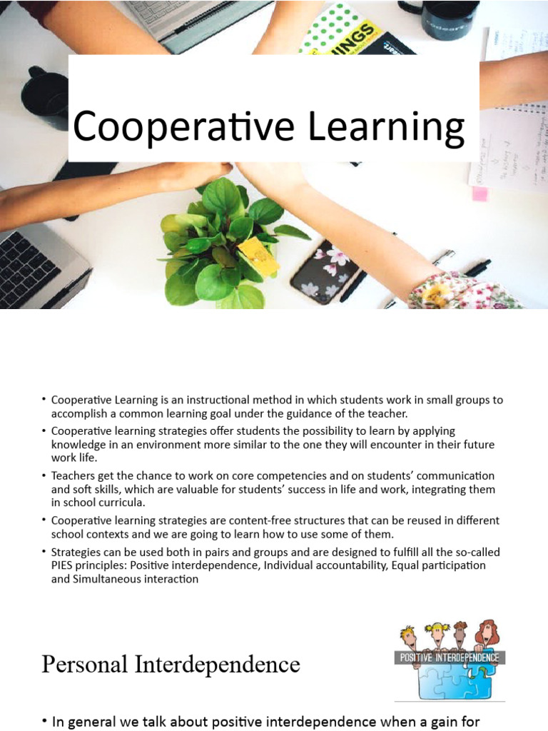 Cooperative Learning | PDF | Learning | Teachers