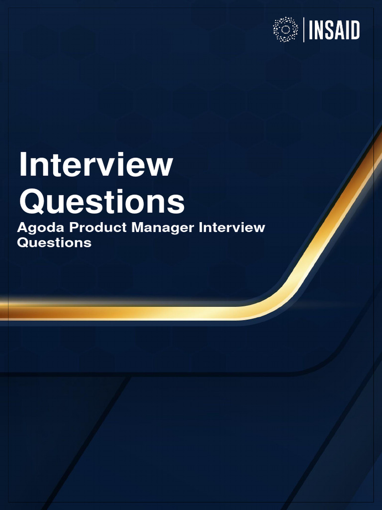 Agoda PM Interview Questions | PDF | Human Communication