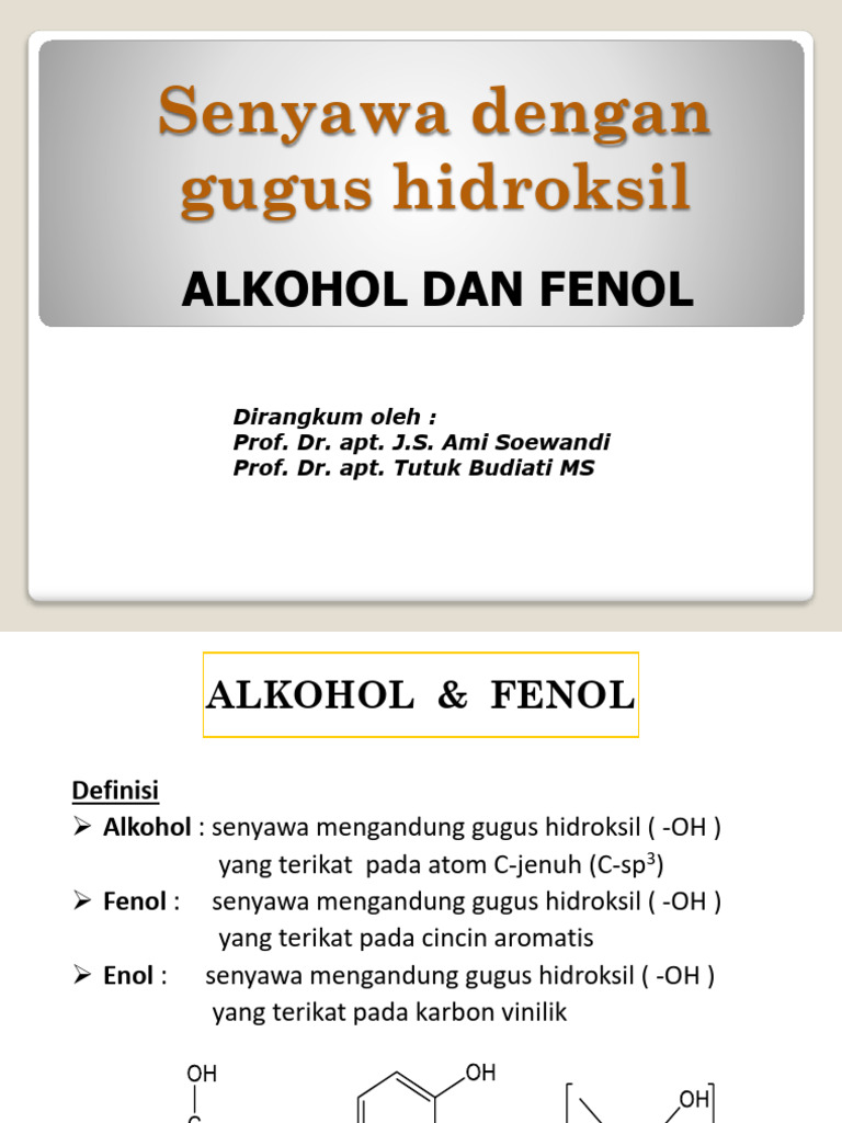 Materi 11 - Alkohol & Fenol | PDF