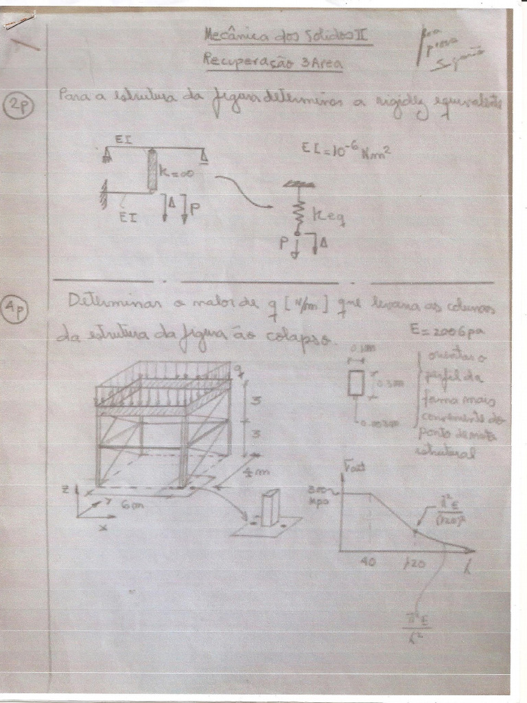 Rec3 - Mec. Sólidos II | PDF