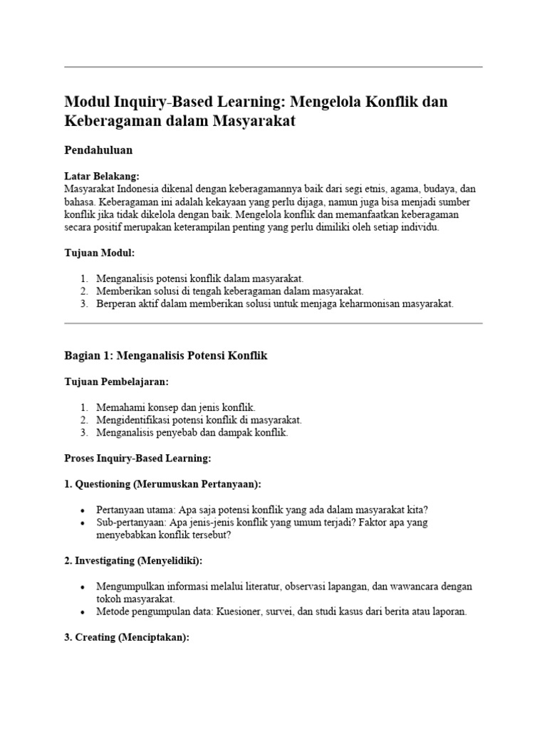 Modul Inquiry | PDF