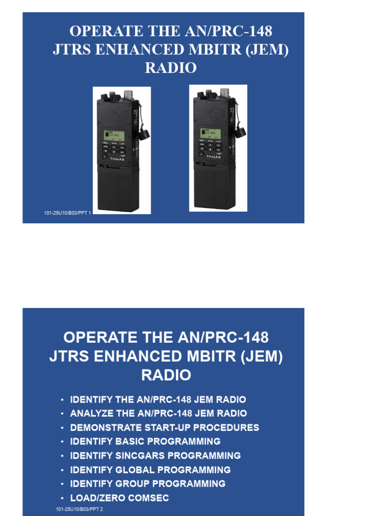 MBITR Class | PDF | Encryption | Radio