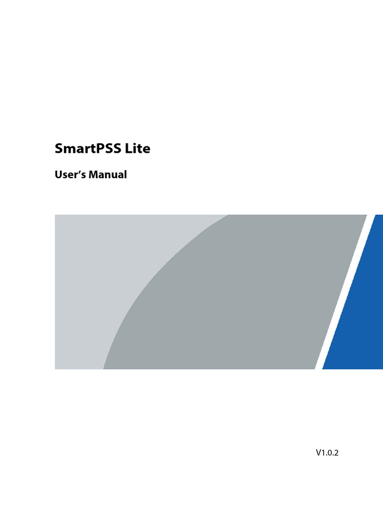 SmartPSS Lite User Manual V1.0.2 | PDF | Password | Transport Layer ...