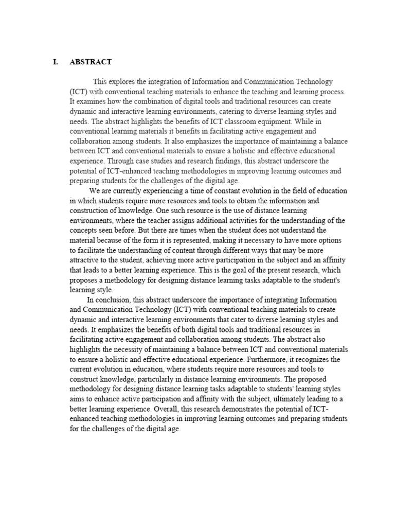 Integrating ICT with Traditional Teaching | PDF | Educational ...
