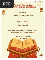 Modul Pembelajaran Tahfiz Semester 1 201 | PDF