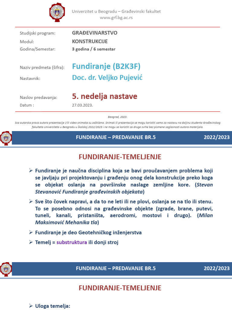 Predavanje Br.5 7 | PDF