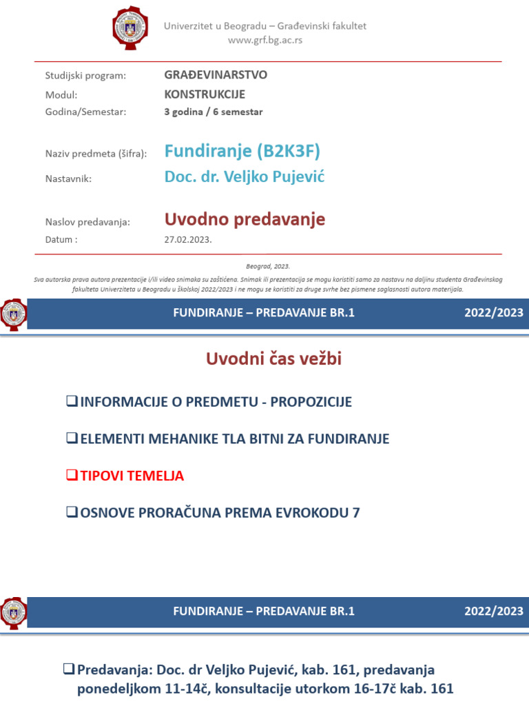 Predavanja Br.1 4 | PDF