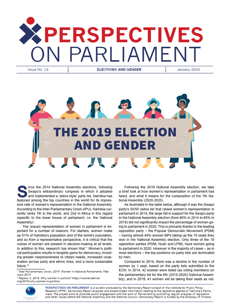 The 2019 Election and Gender NAMIBIA | PDF | Justice | Crime & Violence