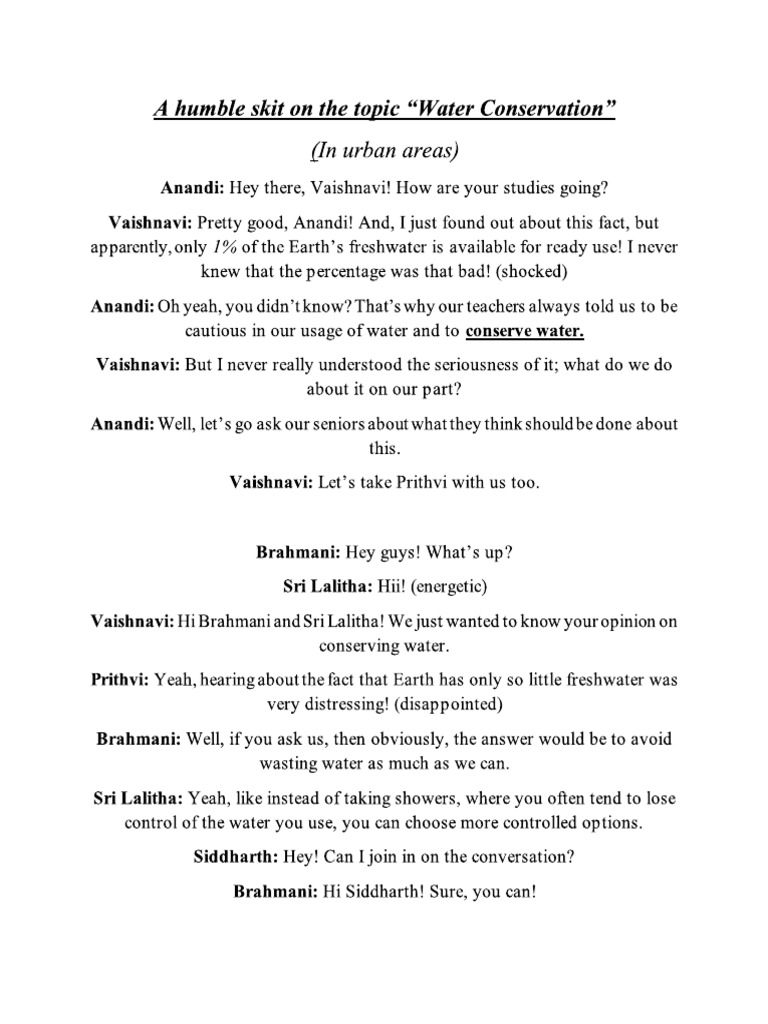 The Skit | PDF