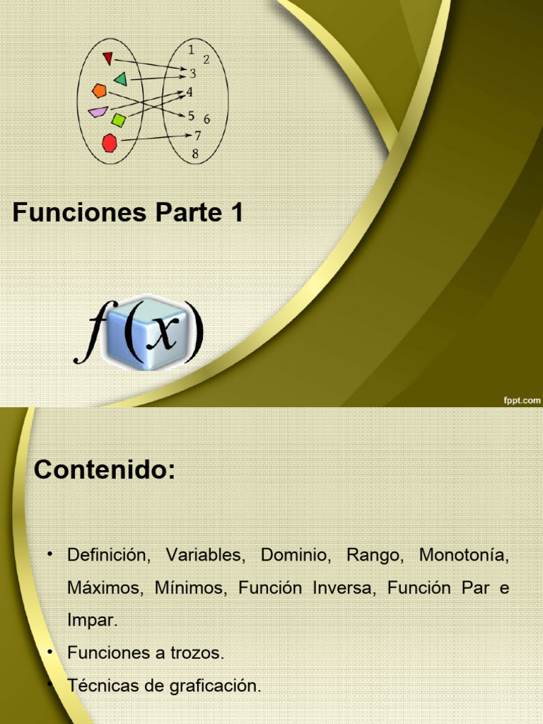 Funciones Parte 1 | PDF | Función (Matemáticas) | Función continua