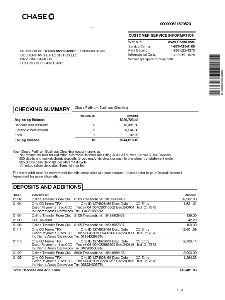 Listjhbtt | PDF | Fee | Transaction Account