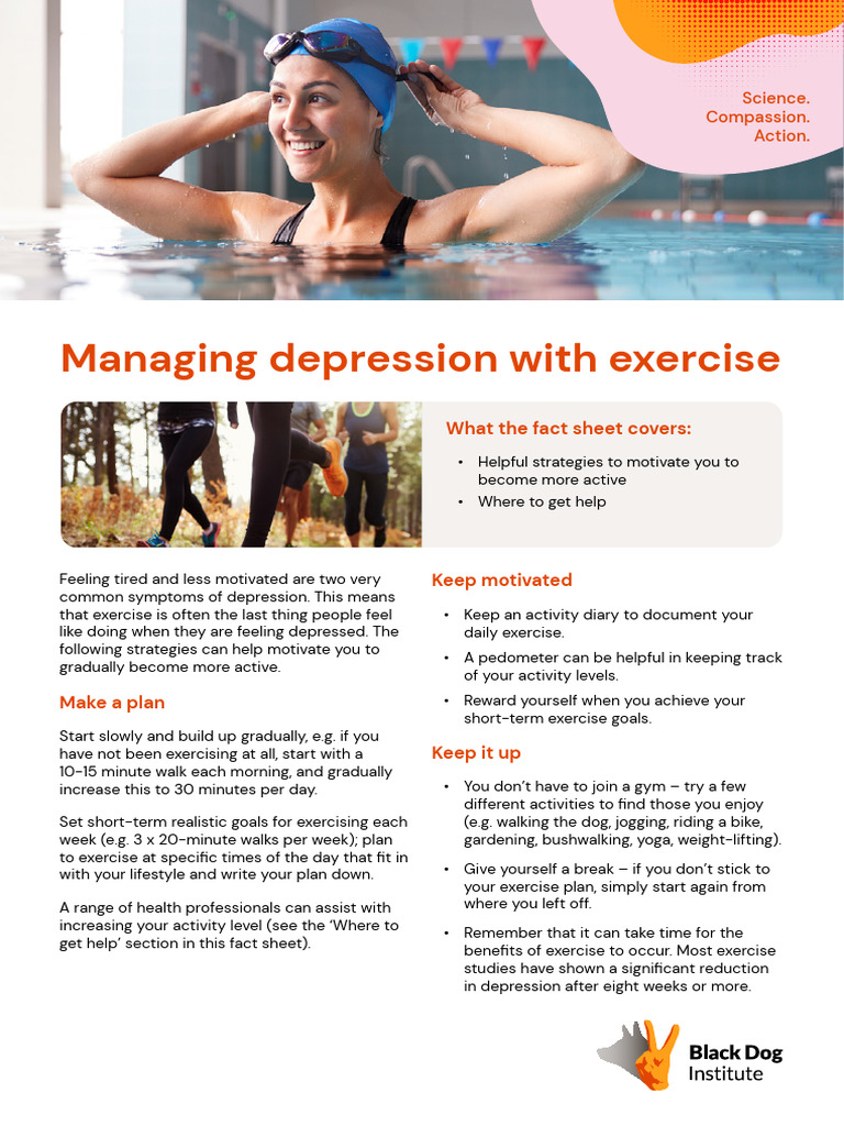 Managing Depression With Exercise | PDF | General Practitioner | Major ...