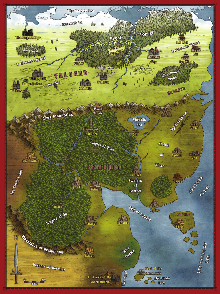 Map of Lemuria | PDF