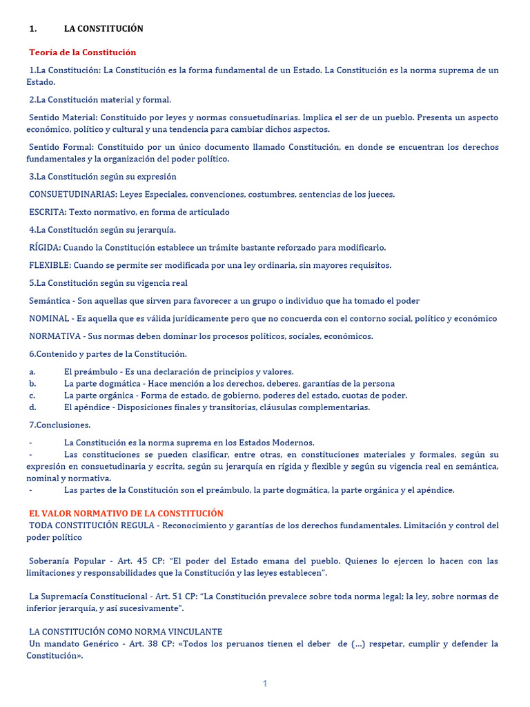 Temas de DC - II Unidad (Recuperado Automáticamente) | PDF | Constitución | Soberanía