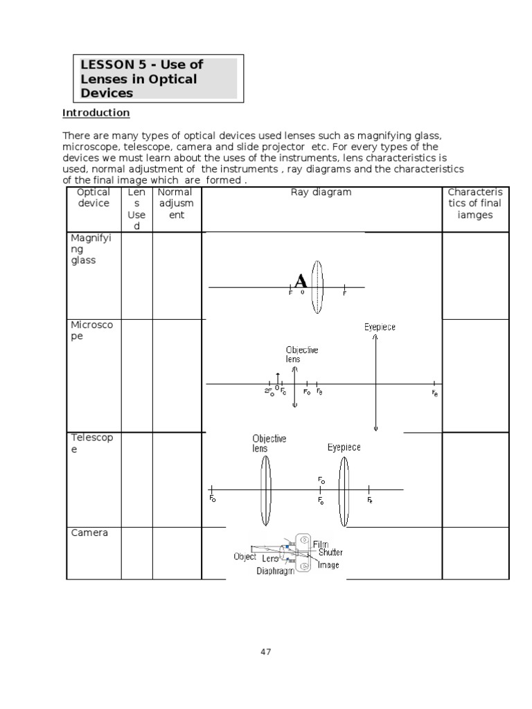 Lesson 5.5 Light | PDF