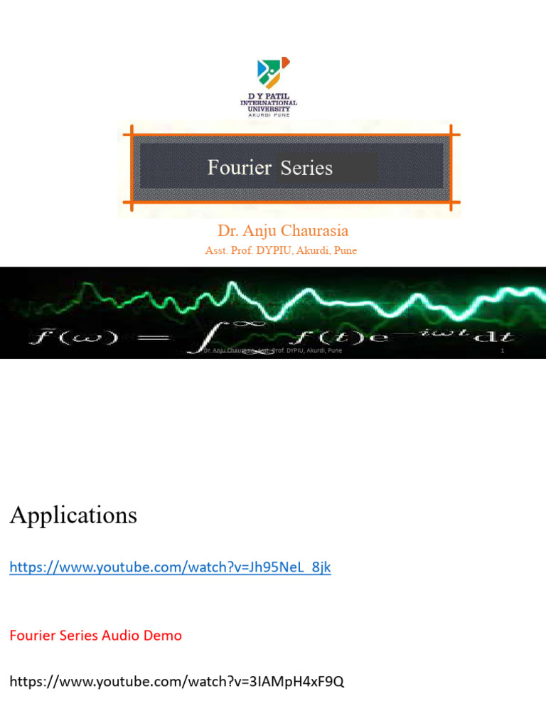 Fourier Series and Periodic Functions Explained | PDF | Fourier ...