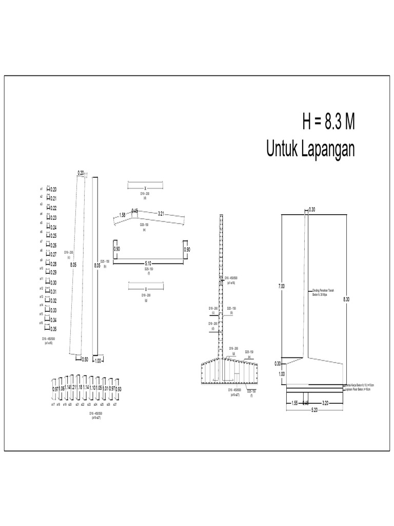 Rencana RW Lapangan | PDF