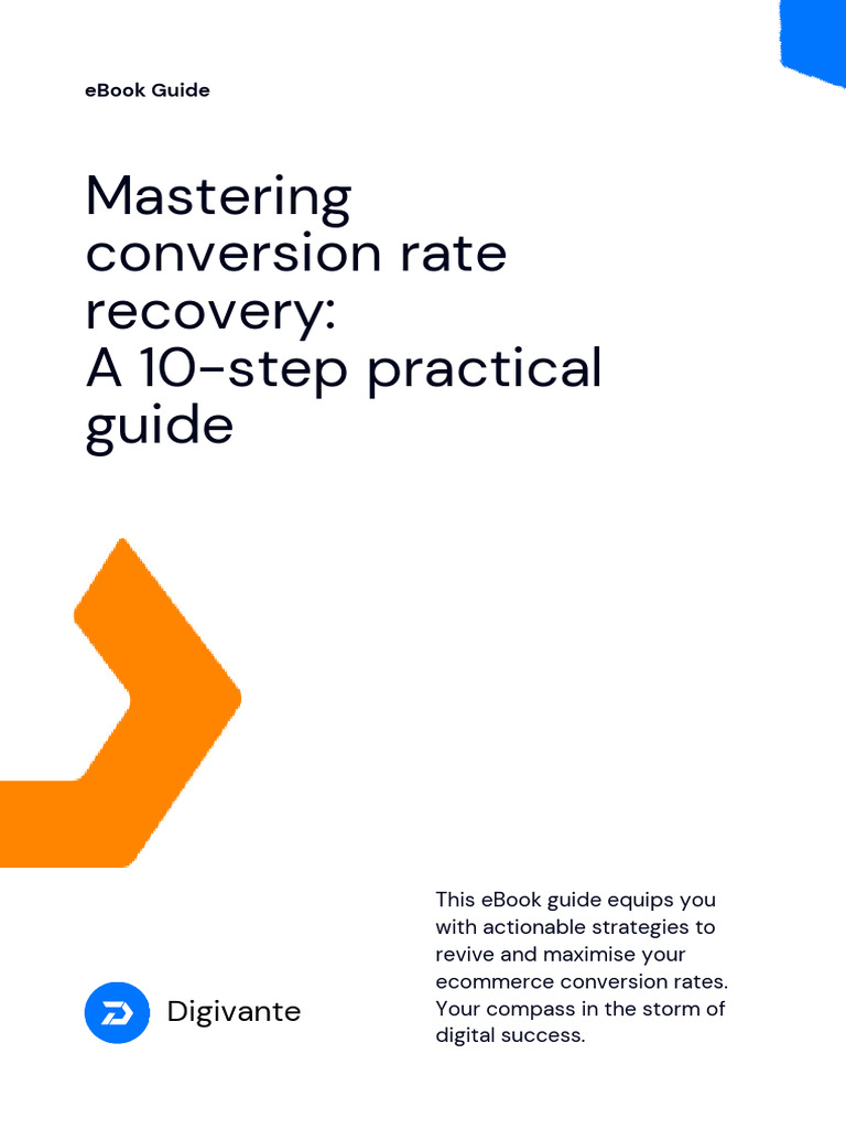 Ebook Mastering Conversion Rate Recovery A 10-Step Practical Guide ...