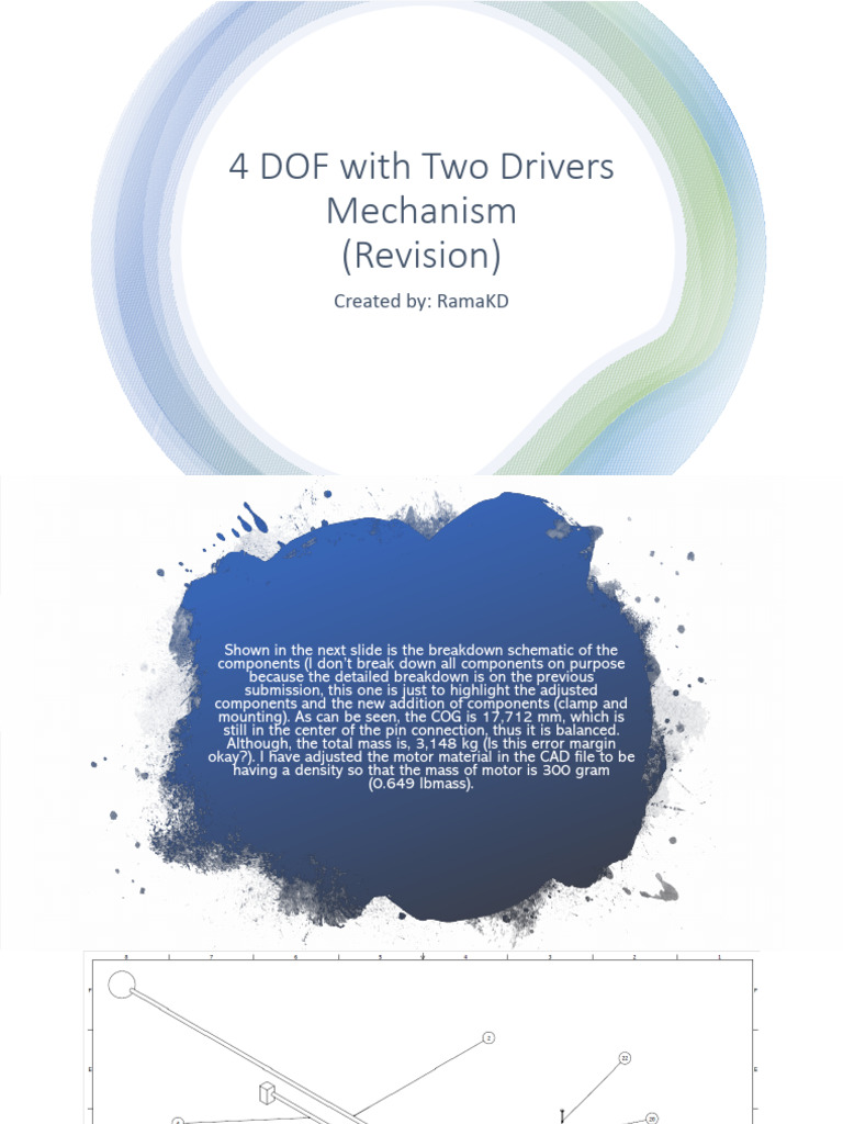 4 DOF With Two Drivers Mechanism (Revision) | PDF | Actuator ...