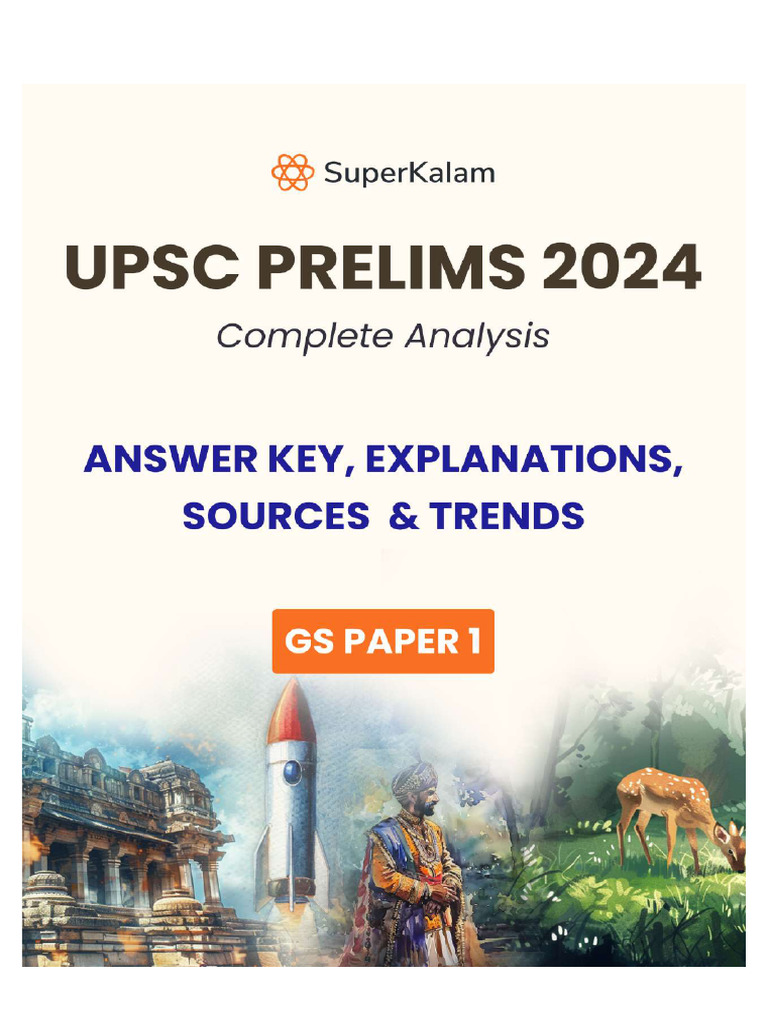 Open GS Paper Prelims 2024 Answer Key | PDF | Loans | Reserve Bank Of India