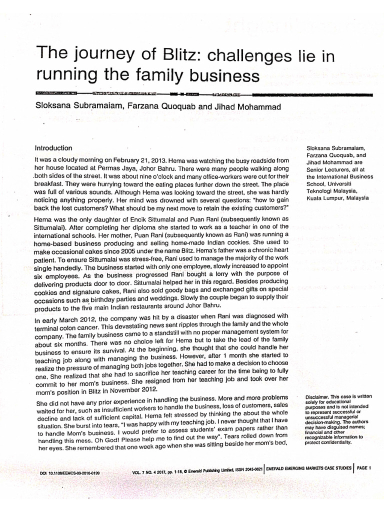 POM - Blitz Case Study | PDF