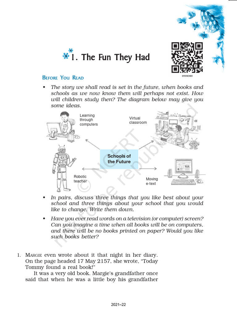 The Fun They Had | PDF | Adverb | Languages