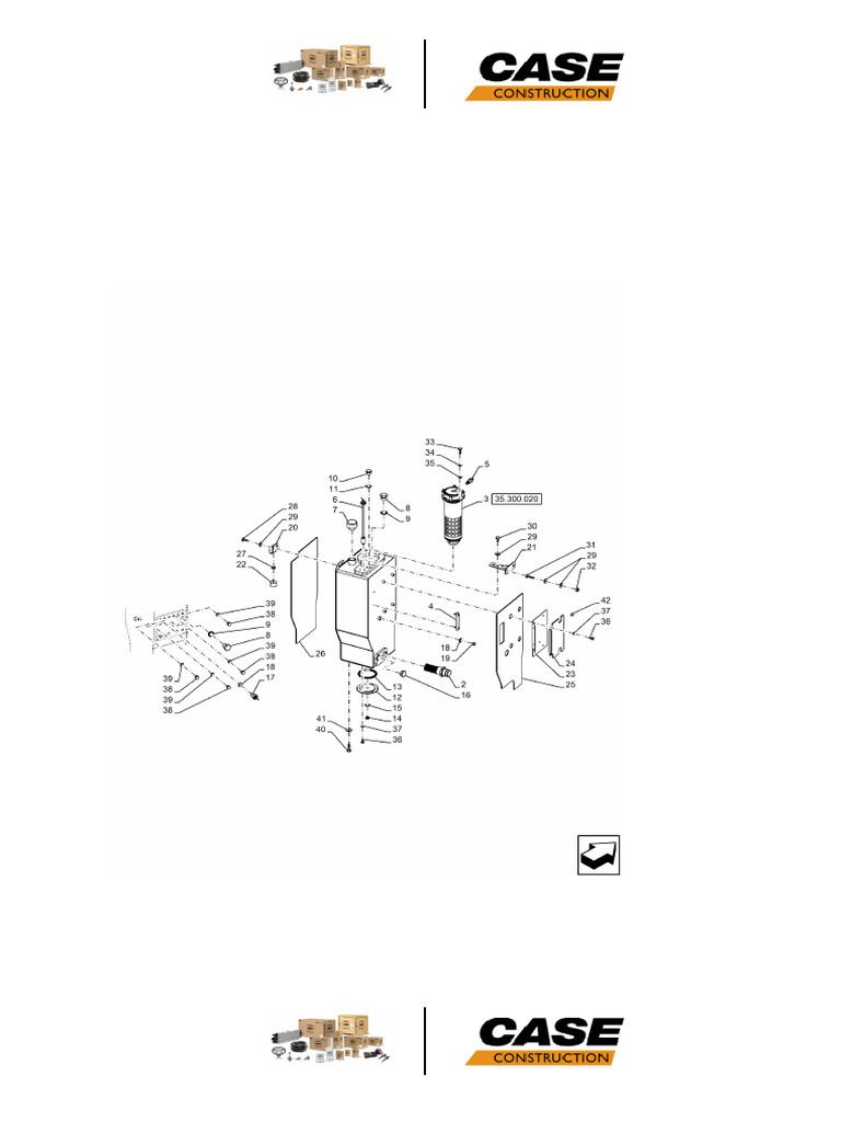 Deposito Hidraulico Case Cxe | PDF