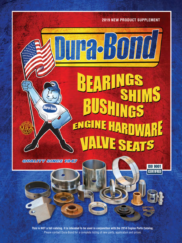 Dura-Bond 2019 New Product Supplement | PDF | Bearing (Mechanical ...