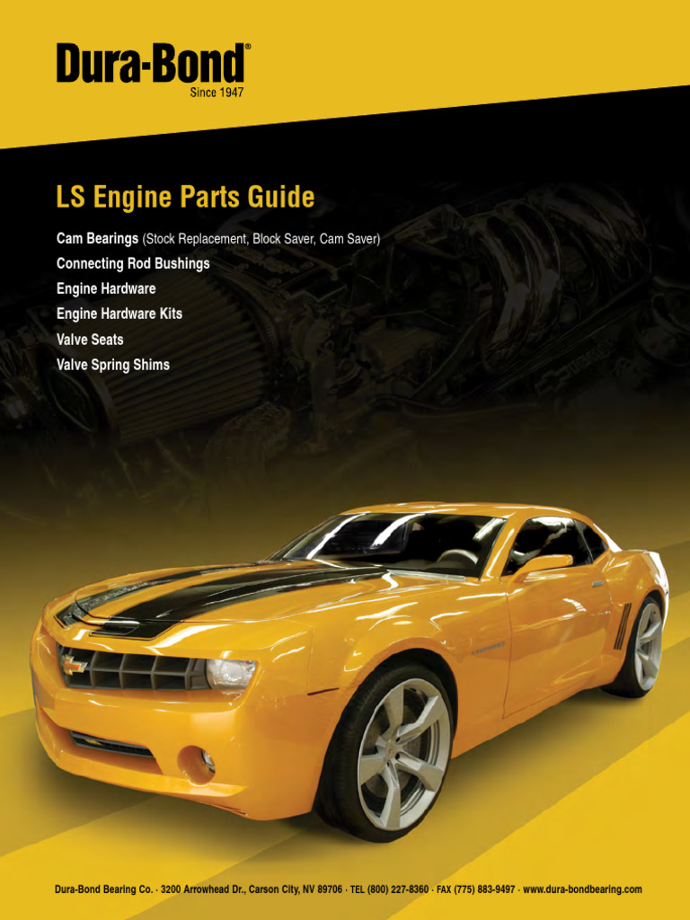 Dura Bond LS-Engine-Parts-Guide | PDF | Machines | Engine Technology