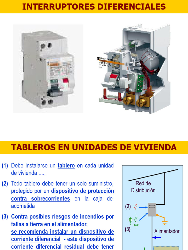 El Interruptor Diferencial | PDF | Electricidad | Ingenieria Eléctrica