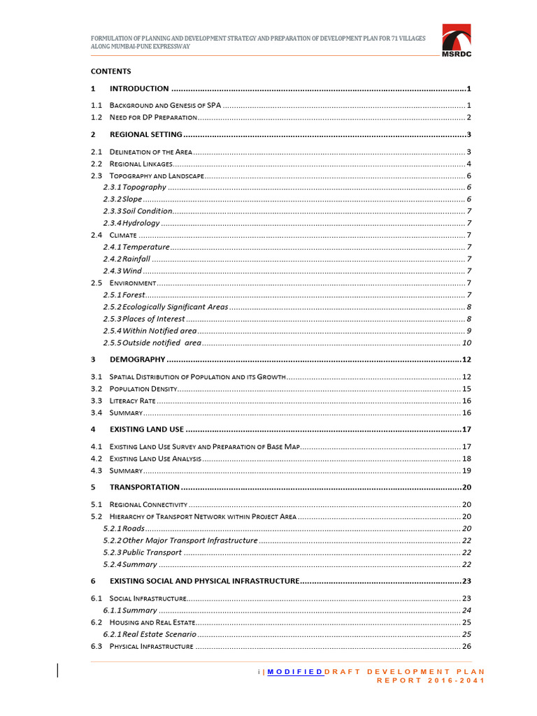 Modified Draft DPR | PDF | Infrastructure