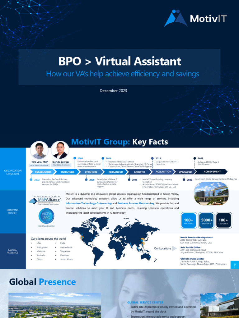 MotivIT Virtual Assistant | PDF | Outsourcing | Computer Security