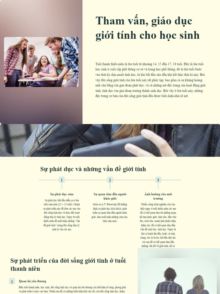 Tham Van Giao Duc Gioi Tinh Cho Hoc Sinh | PDF